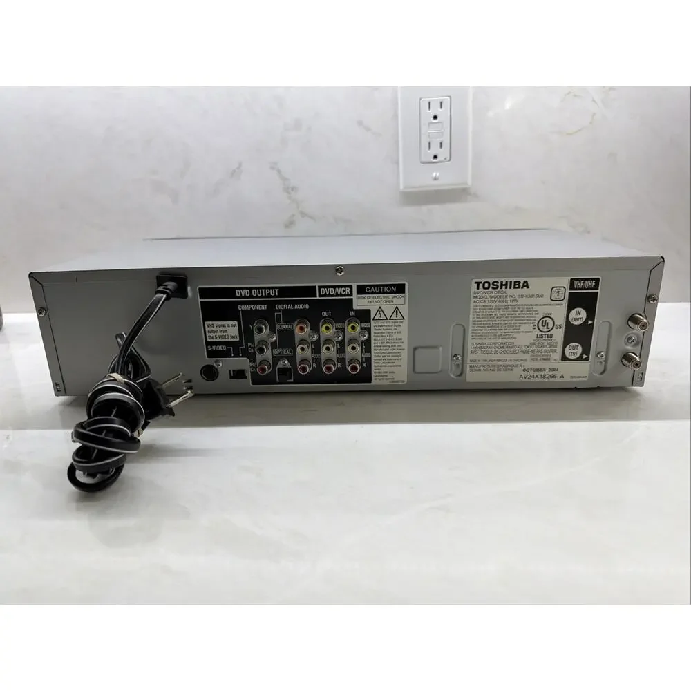 Toshiba | Media | Toshiba Dvdvcr Combo Vhs Player Sdk53su2 Tested ...